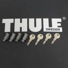 Thule 4x Ersatzschlüssel +Schloß Stahl N072 für Dachträger Boxen ...