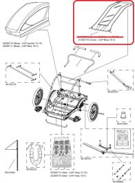 Thule Verdeck - CAP Blue 16-X für Chariot Captain 2 - Cartuningpoint.de