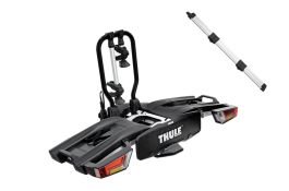 Thule Heckträger Kupplungsträger EasyFold XT2 933 +Auffahrampe 9334 ...