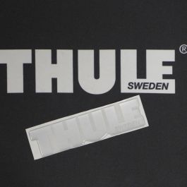 Thule 3D Logo Sticker Aufkleber Schriftzug silber silver 14712 ...