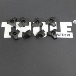Thule Knebelmutter Handrad Drehknauf Flügelmutter Mutter 8x M6 flach 30400 - Cartuningpoint.de